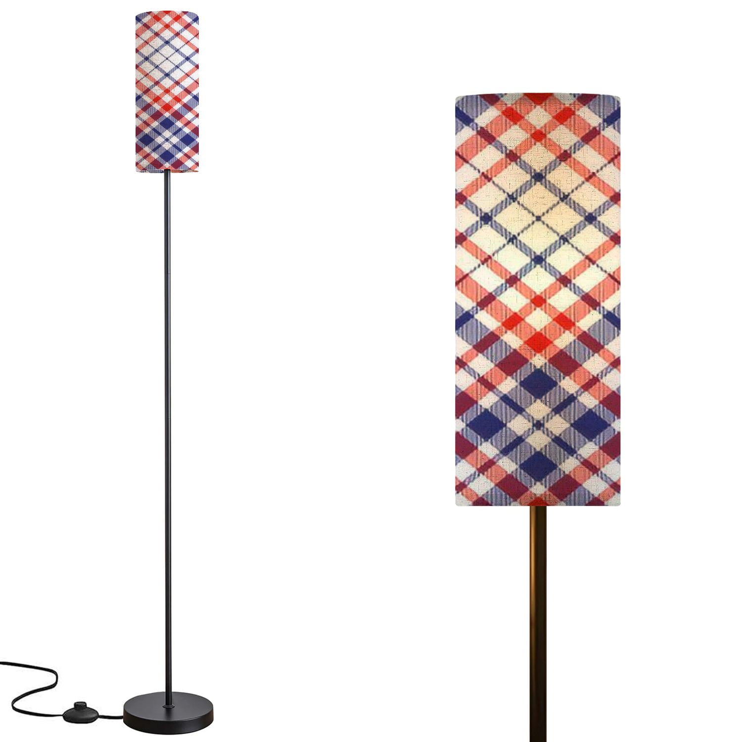 Modern Standing Lamps Seamless tartan plaid Checkered fabric texture ...