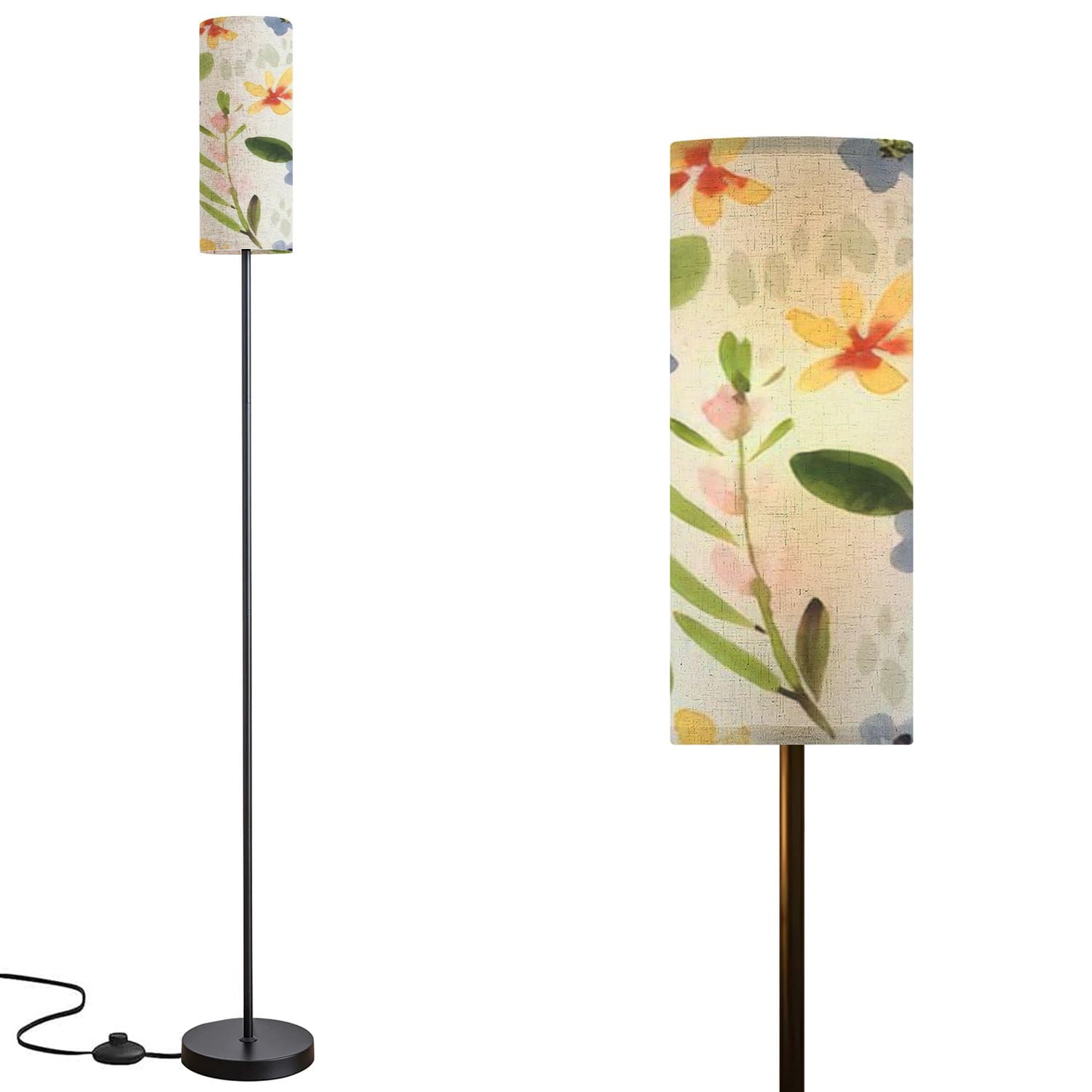 Modern Standing Lamps Seamless watercolor floral paper texture ...