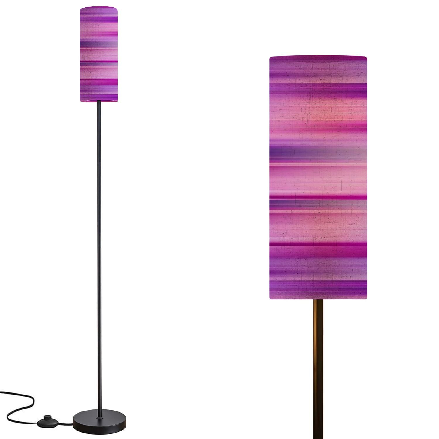 Modern Standing Lamps Vibrant abstract dynamic purple gradient motion ...