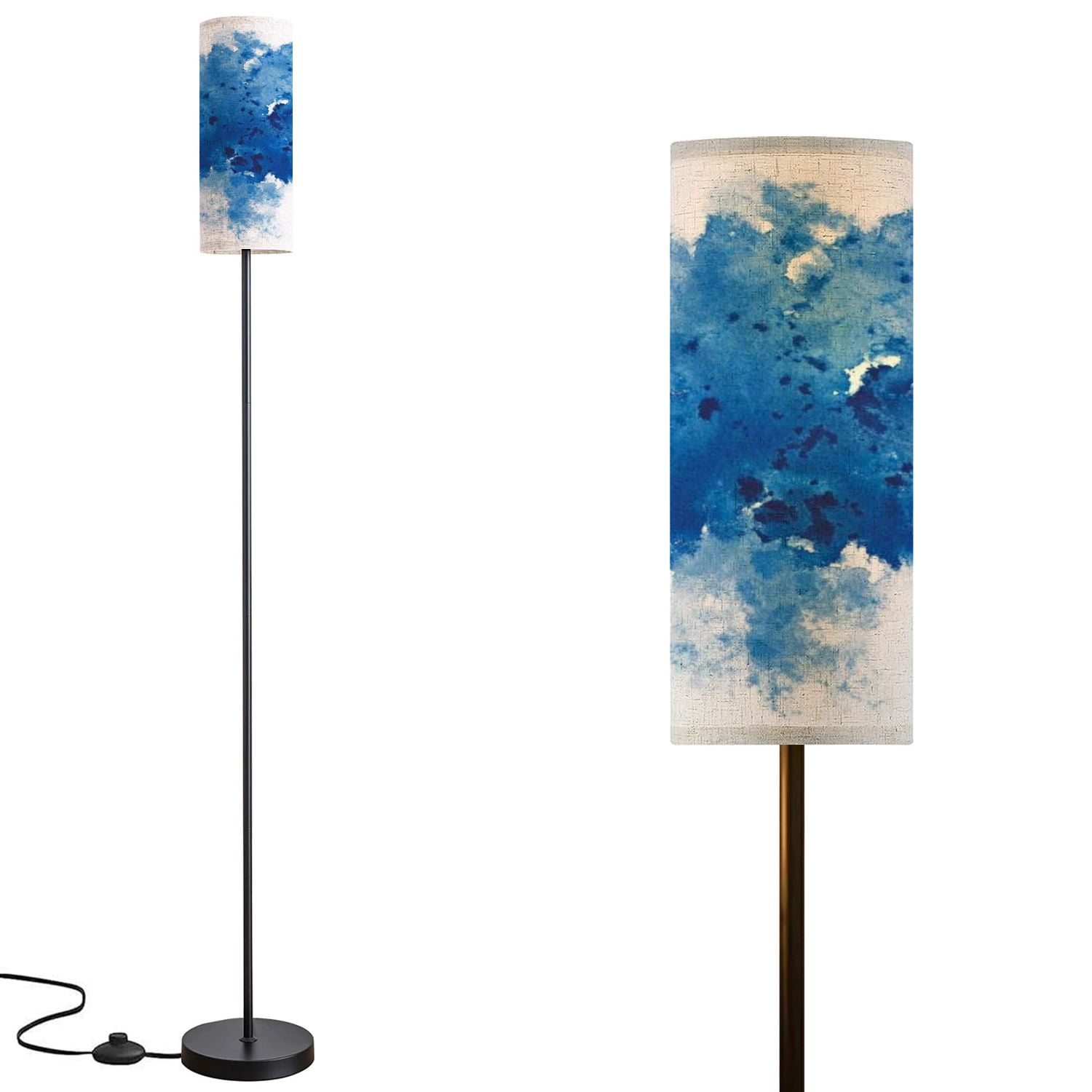 Modern Standing Lamps Watercolor Abstract white watercolor paper ...