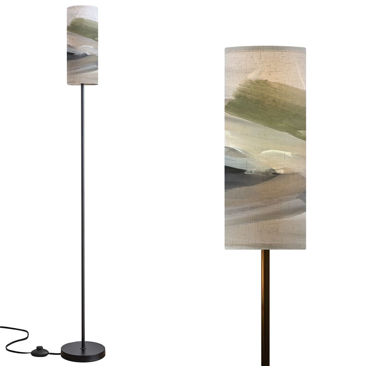 Modern Standing Lamps abstract art landscape Modern art Contemporary ...