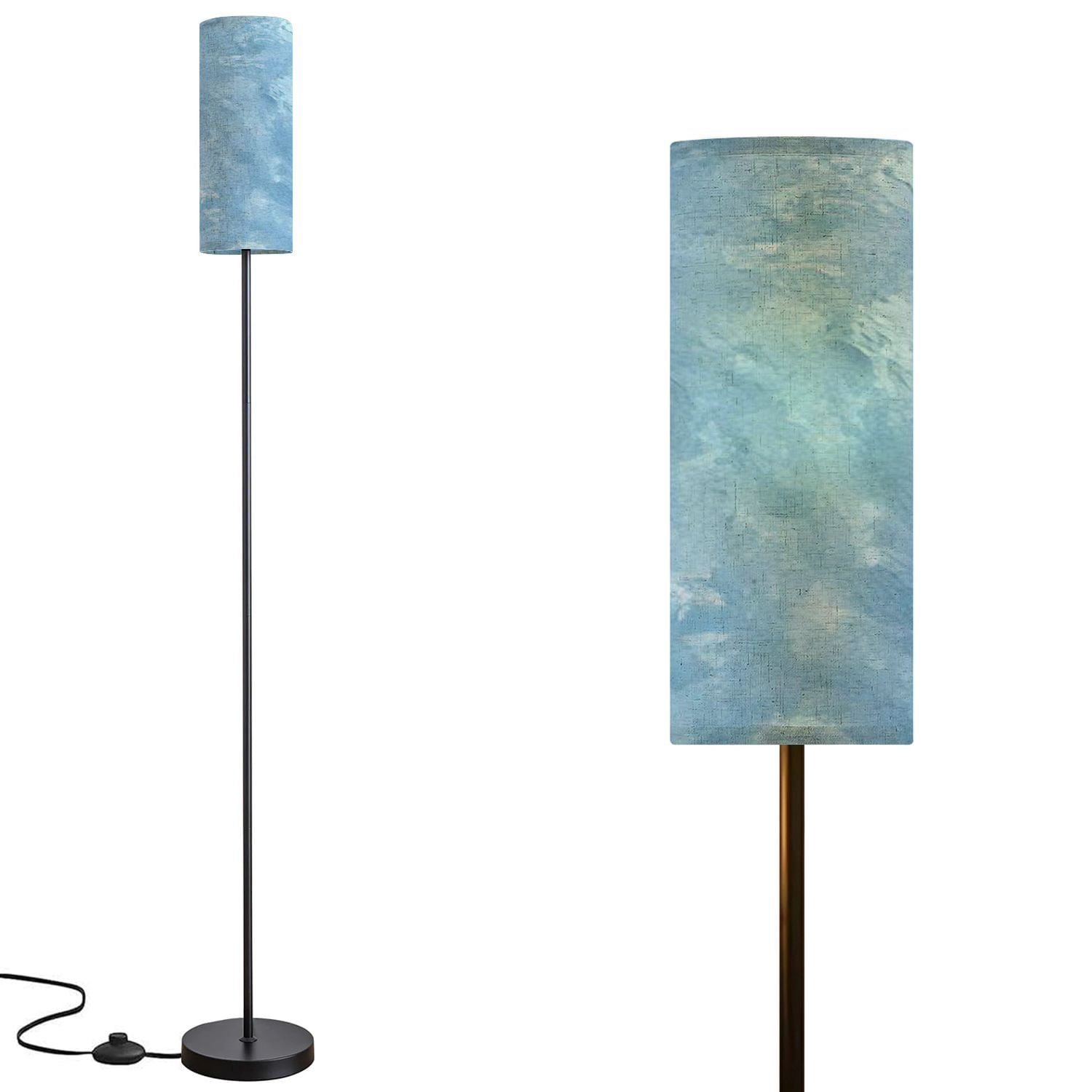 Modern Standing Lamps ice frosty texture seamless Dimmable Floor Lamp ...