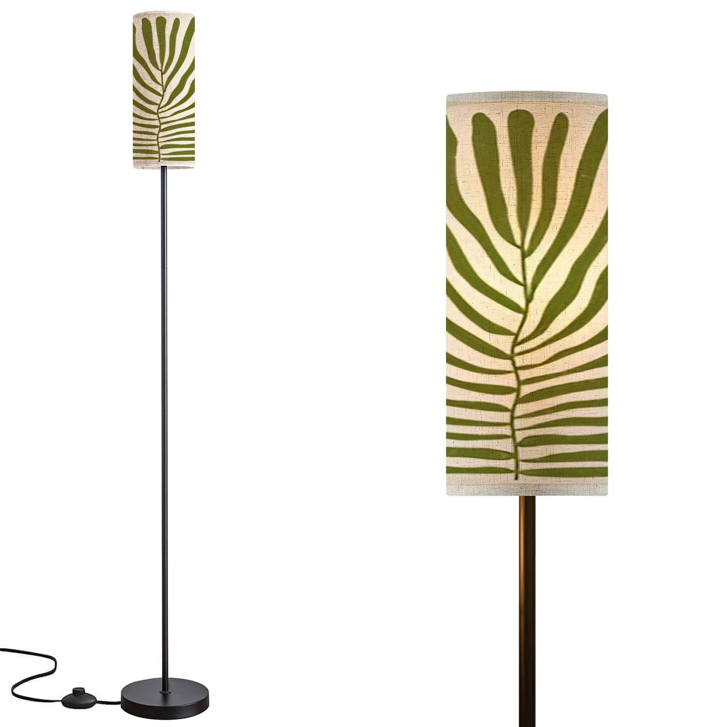 Modern Standing Lamps inspired contemporary collage botanical ...