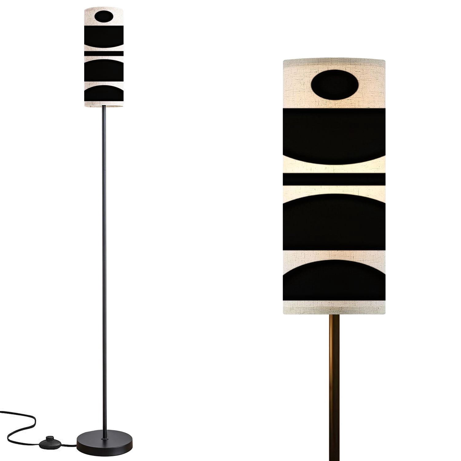 Modern Standing Lamps minimalist geometrical abstract art mid century ...