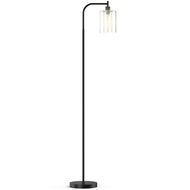Brightech Maxwell Standing Tower Floor Lamp with Shelves and LED Bulb ...