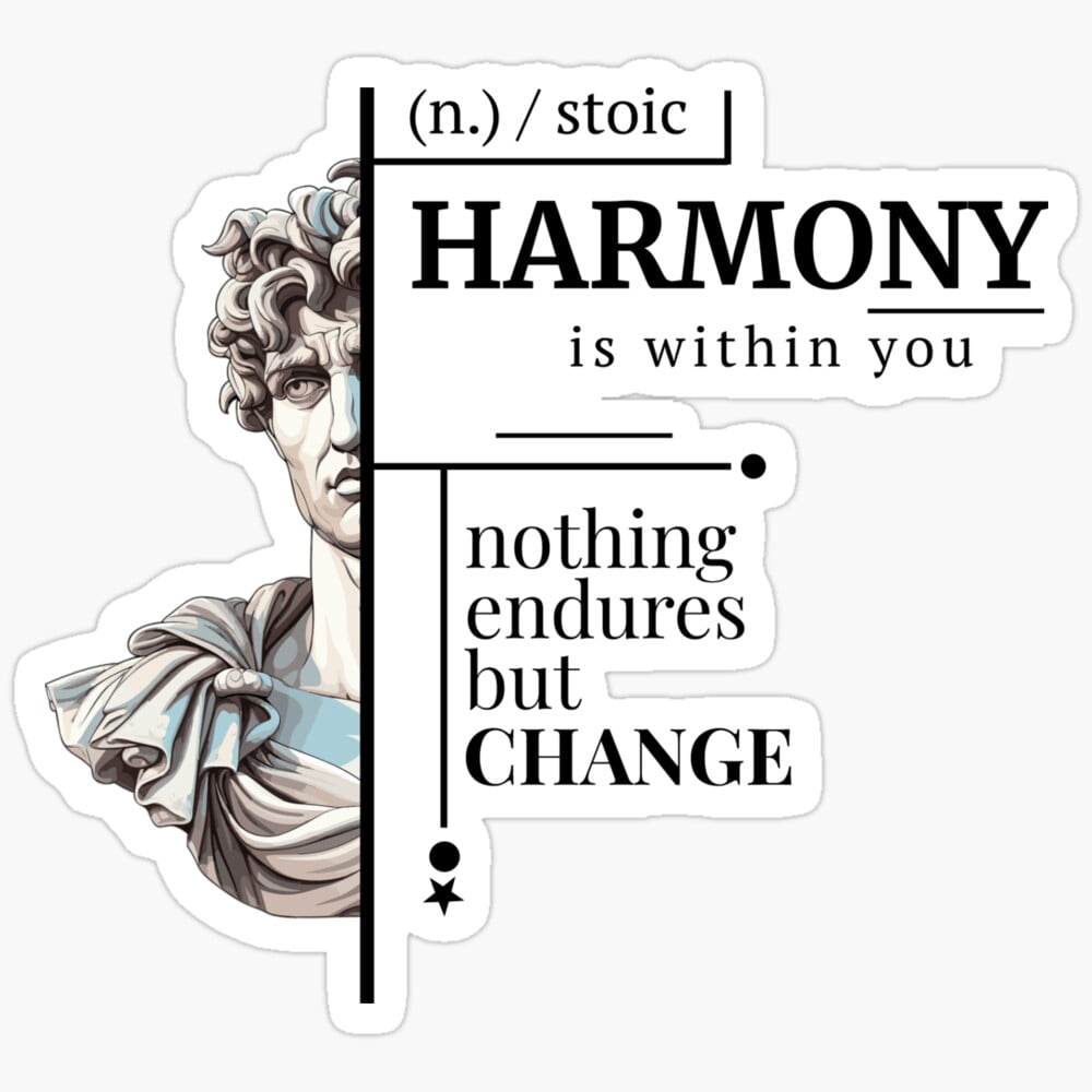 Modern Stoic Quote Stickerphone Decal Water Bottle Stickers, Vinyl ...
