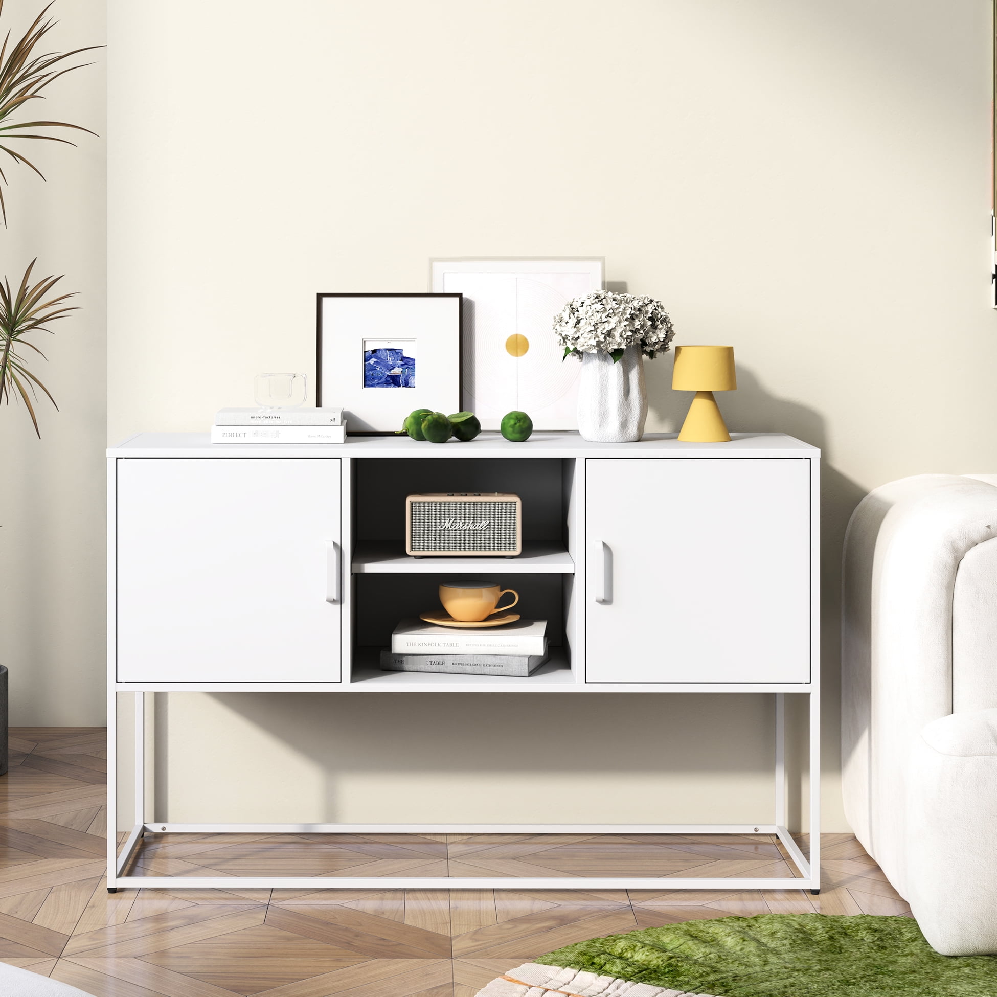 Modern Storage Cabinet For Home - Mechanism, Smooth Finish, Organization Elegant Sideboard ...