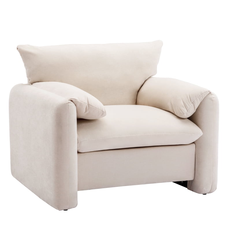 Modern Style Chenille Oversized Armchair Accent Chair Single Sofa ...