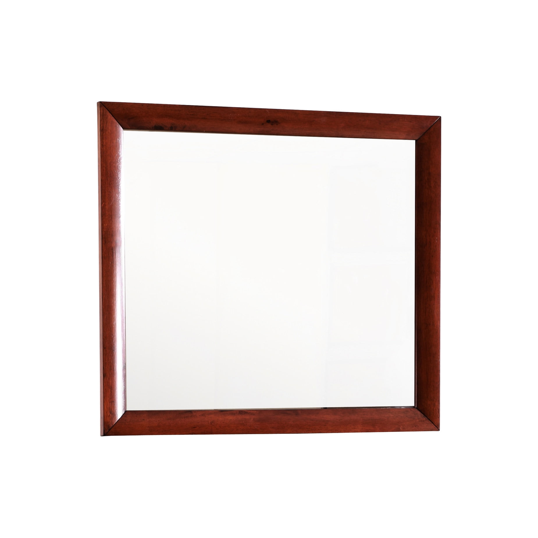 Modern Style Cherry Wall Mirror | Mountable to Dresser | Low Distortion ...