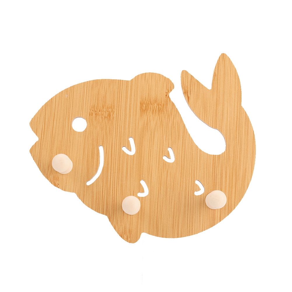 Modern Style Cute Shape 3 Hooks Door Hanger Decorative Wall Hanging ...