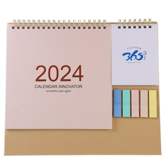 Modern Style Desk Calendar Minimalist Tabletop Paper Calendar Daily ...