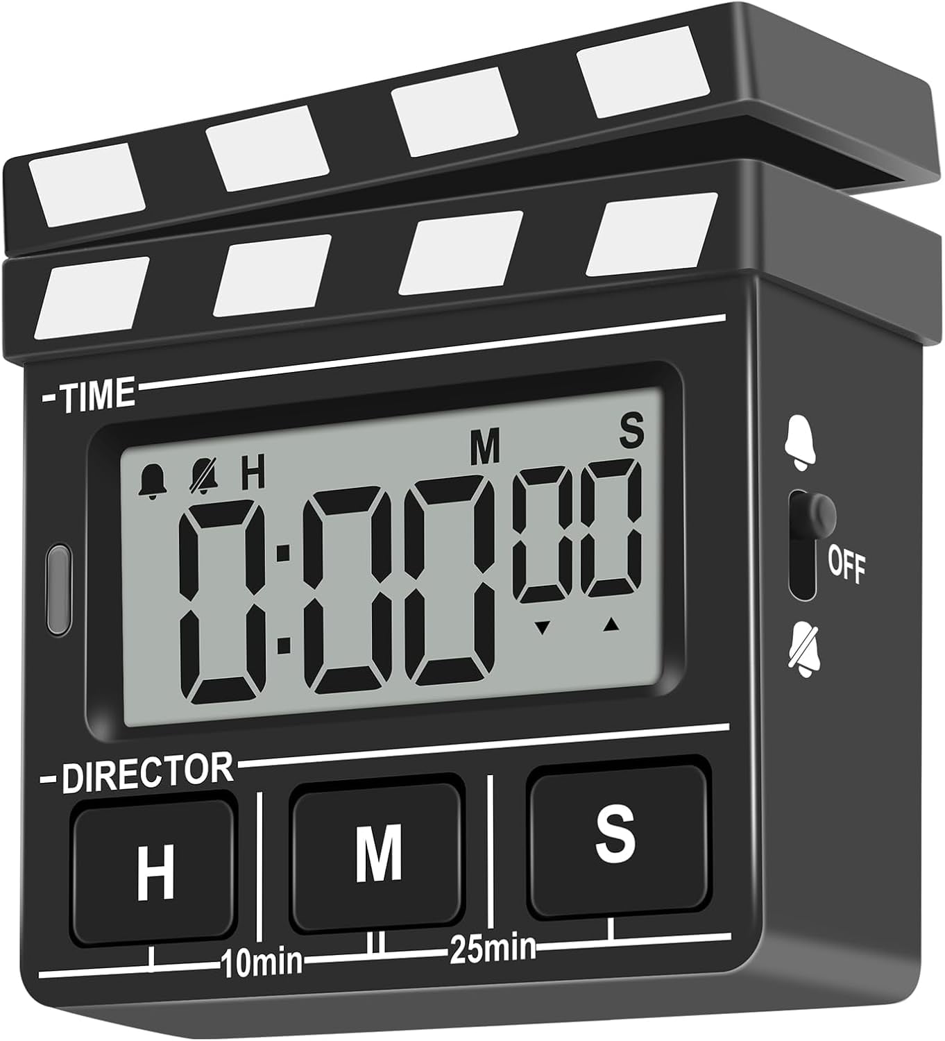 Modern Style Large Magnetic LED Display Digital Kitchen Timer, Auto ...