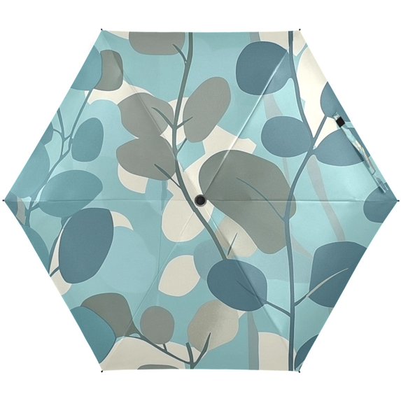 Modern Style Leaves Design Umbrellas for Sun Auto Open Close UV50 ...
