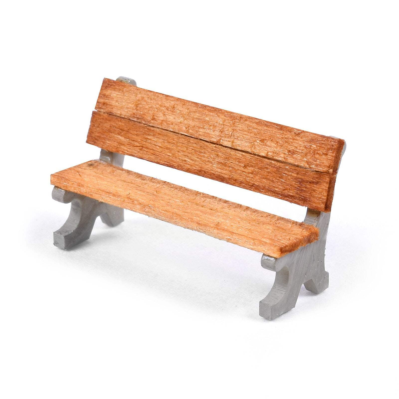 Modern-Style Park Benches / Railroad Platform Benches Kit, HO Scale, By ...