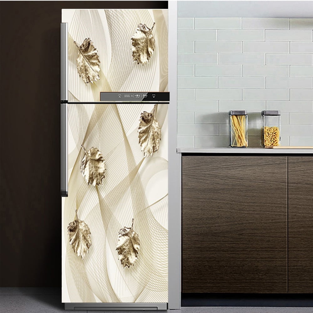 Modern Style Refrigerator Stickers Film Creative Fully Sticky ...