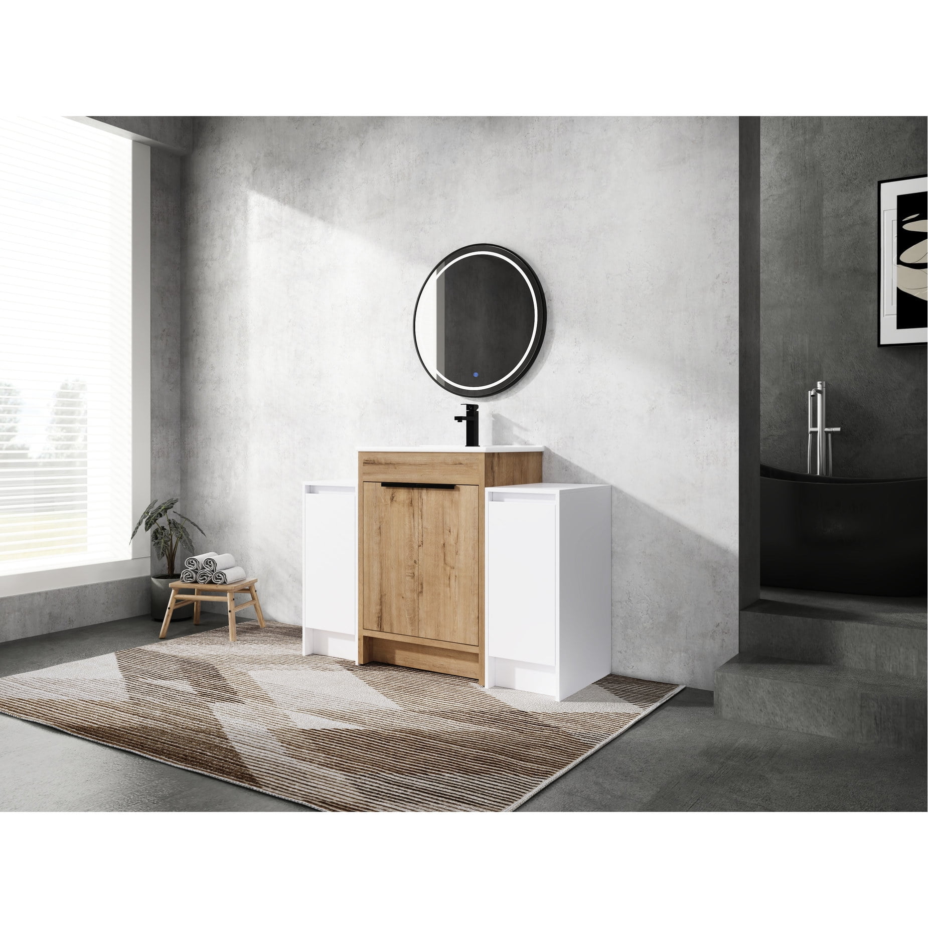 Modern Style Vanity with Sink+Soft-Closing Doors” - “Bathroom Ambiance ...
