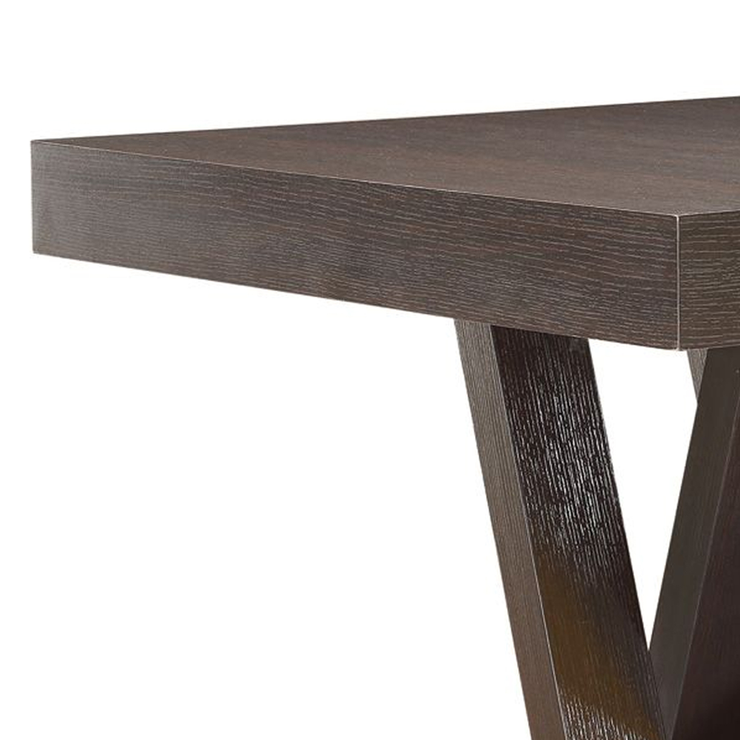 Modern Style Wooden Counter Height Table, Brown - Walmart.com