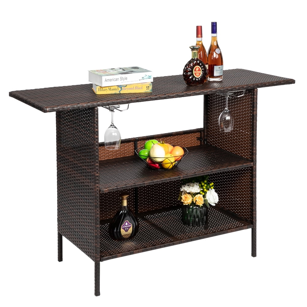 Modern Stylish And Beautiful Bar Table Brown Gradient Outdoor Outside ...