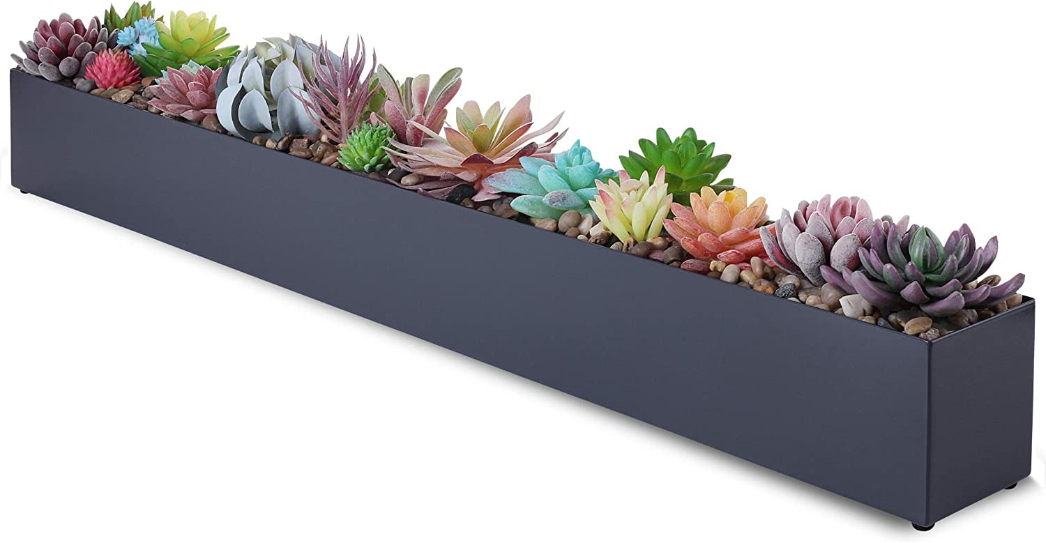 Modern Succulent Planter Box - 32" Rectangular Planter - Window Sill ...