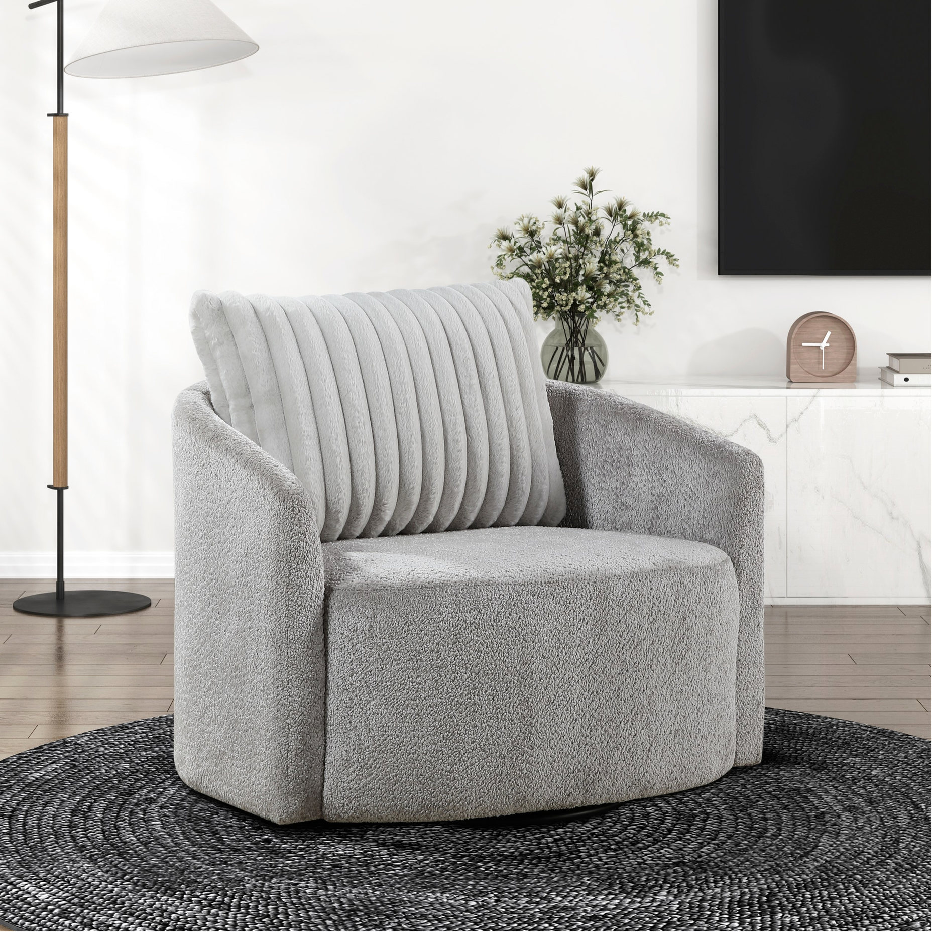 Modern Swivel Chair for Home | 360 - Degree Movement in Different Rooms ...