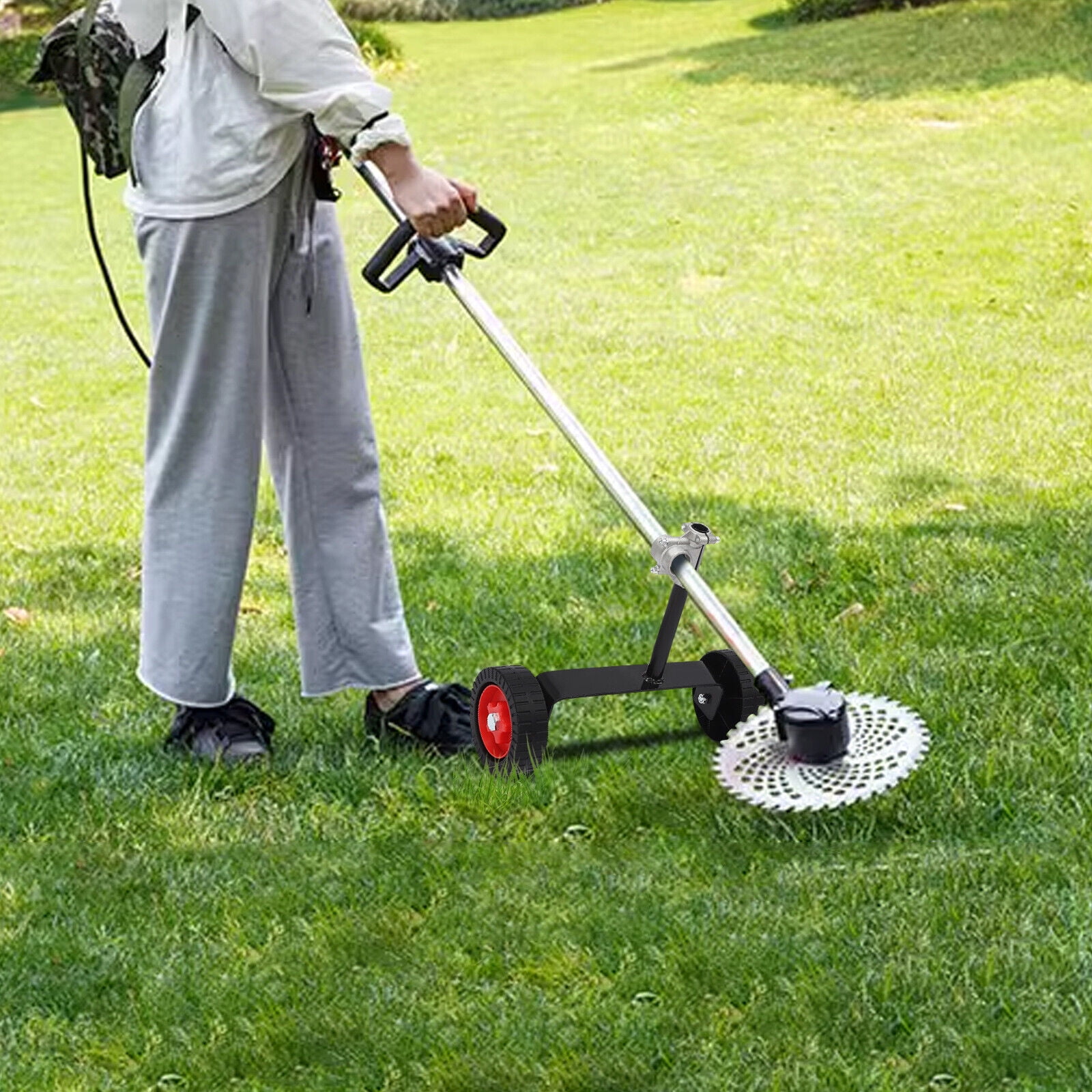 Modern T-shaped Support Wheel Walk Behind Support Wheel Auxiliary Wheel ...
