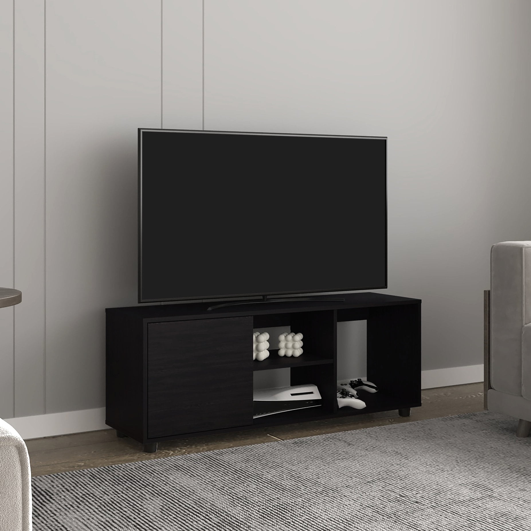 Modern TV Stand | Storage in Primary Living Space | MDF Material ...