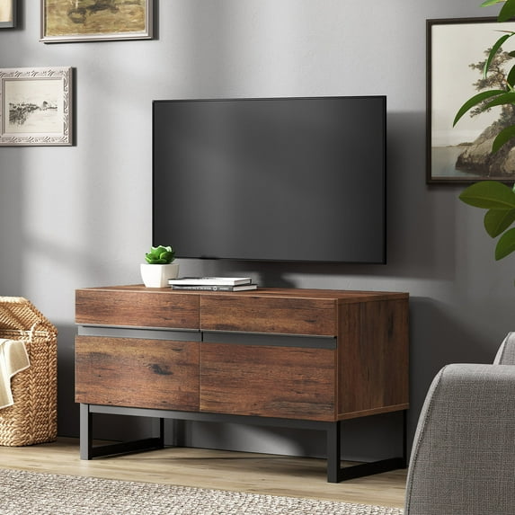 Modern TV Stand for TVs up to 50 inch, TV Entertainment Center Console ...