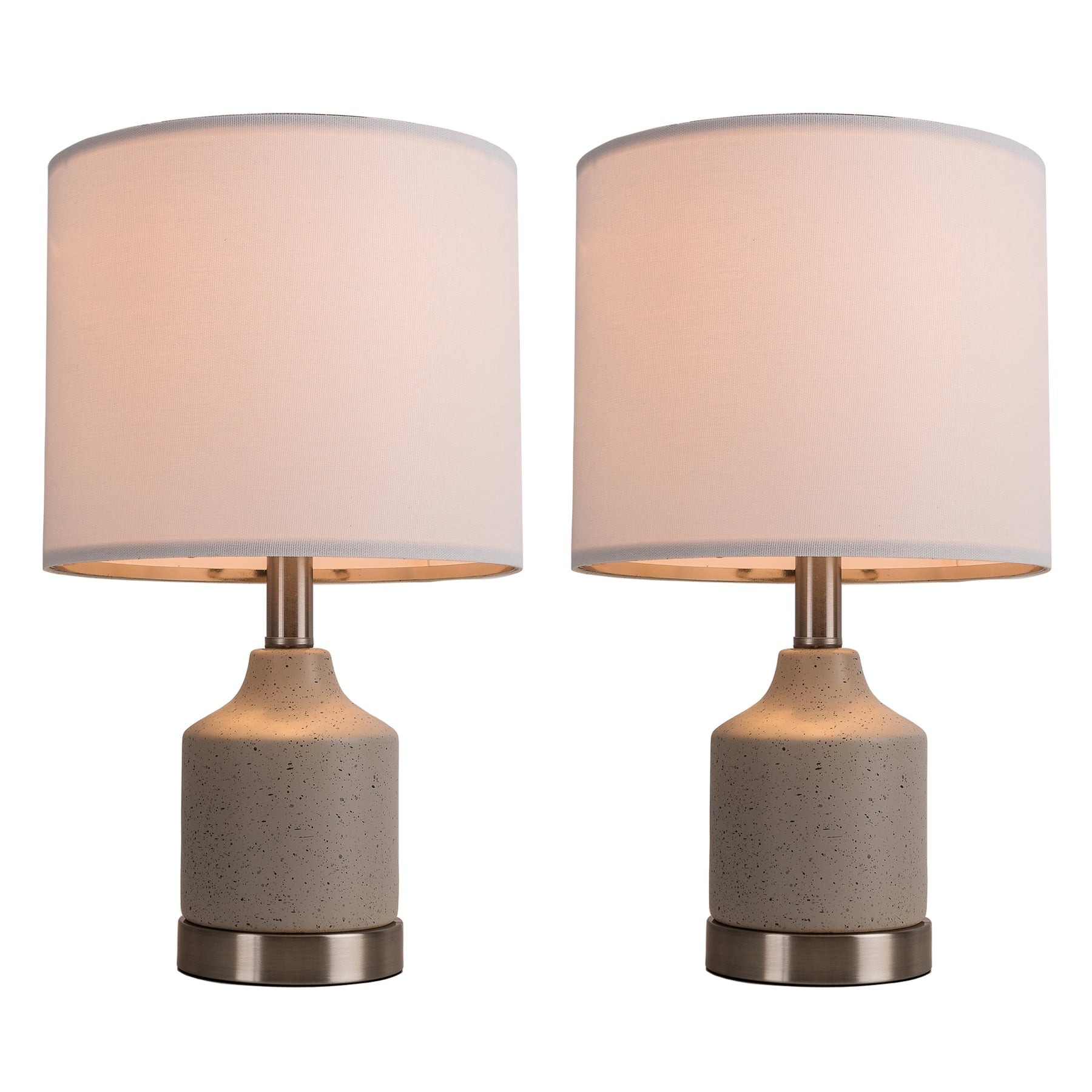 Modern Table Lamps Set of 2,Transitional Table Lamp for Living Room ...