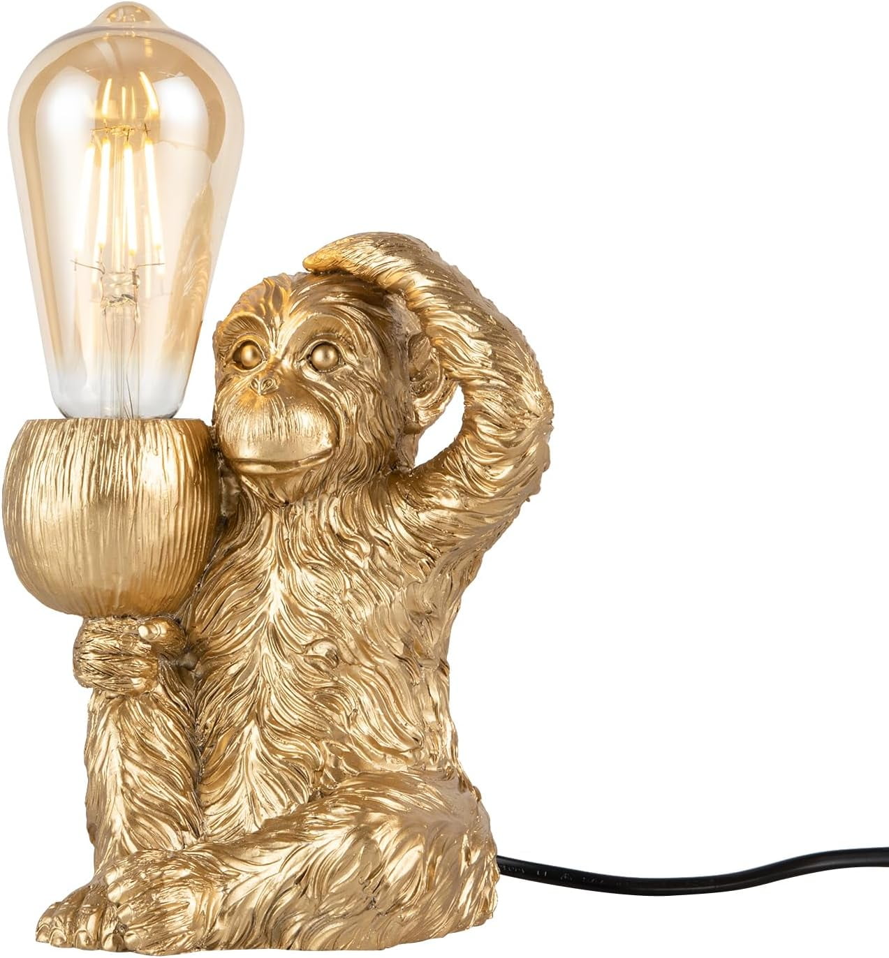 Modern Table Light Monkey Desk Lamp Resin Sitting Monkey Lighting ...