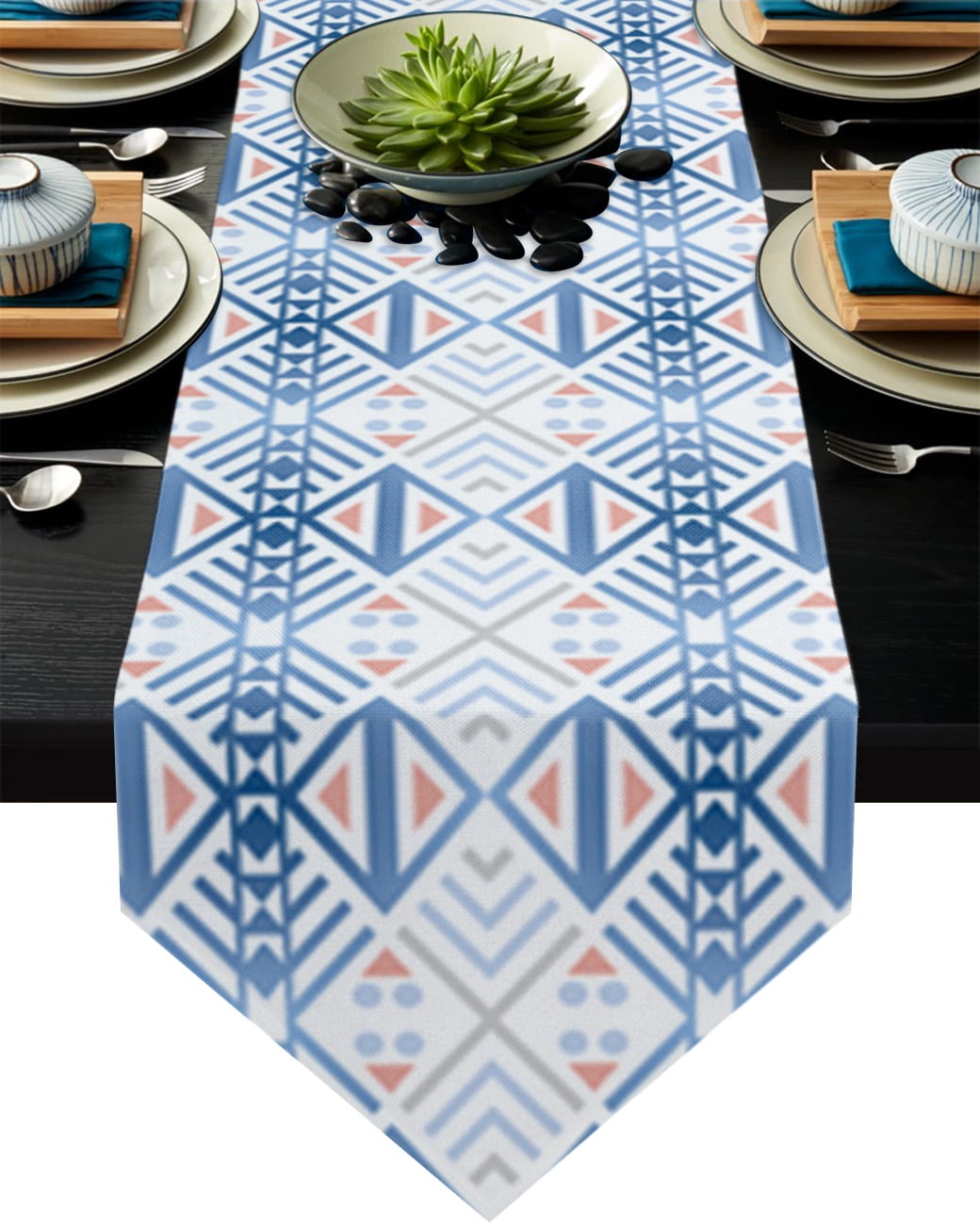 Modern Table Runners For Wedding Kitchen Aztec Traditional Patterns ...