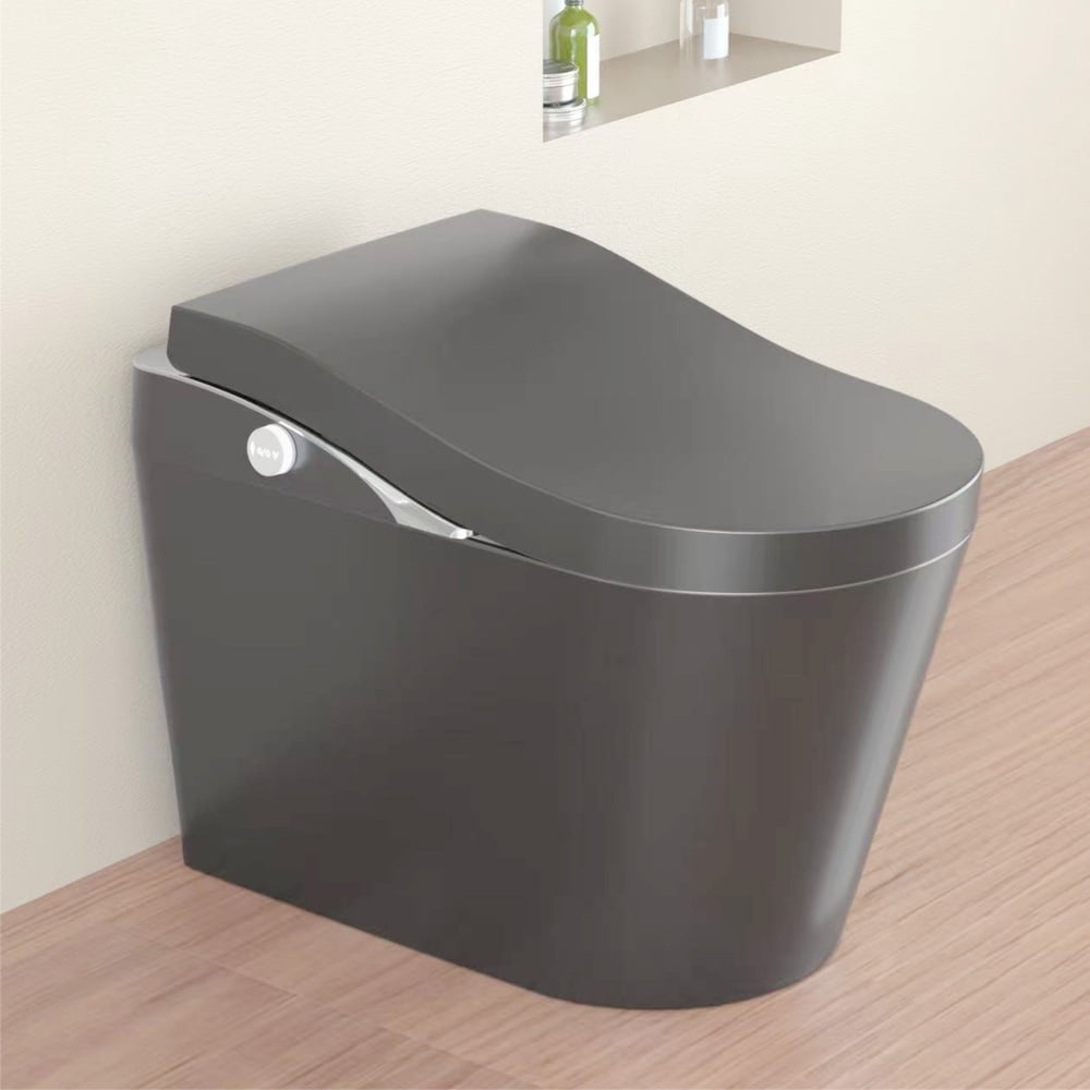 Modern Tankless Smart Toilet with Bidet, Auto Flush, Auto Open/Close ...