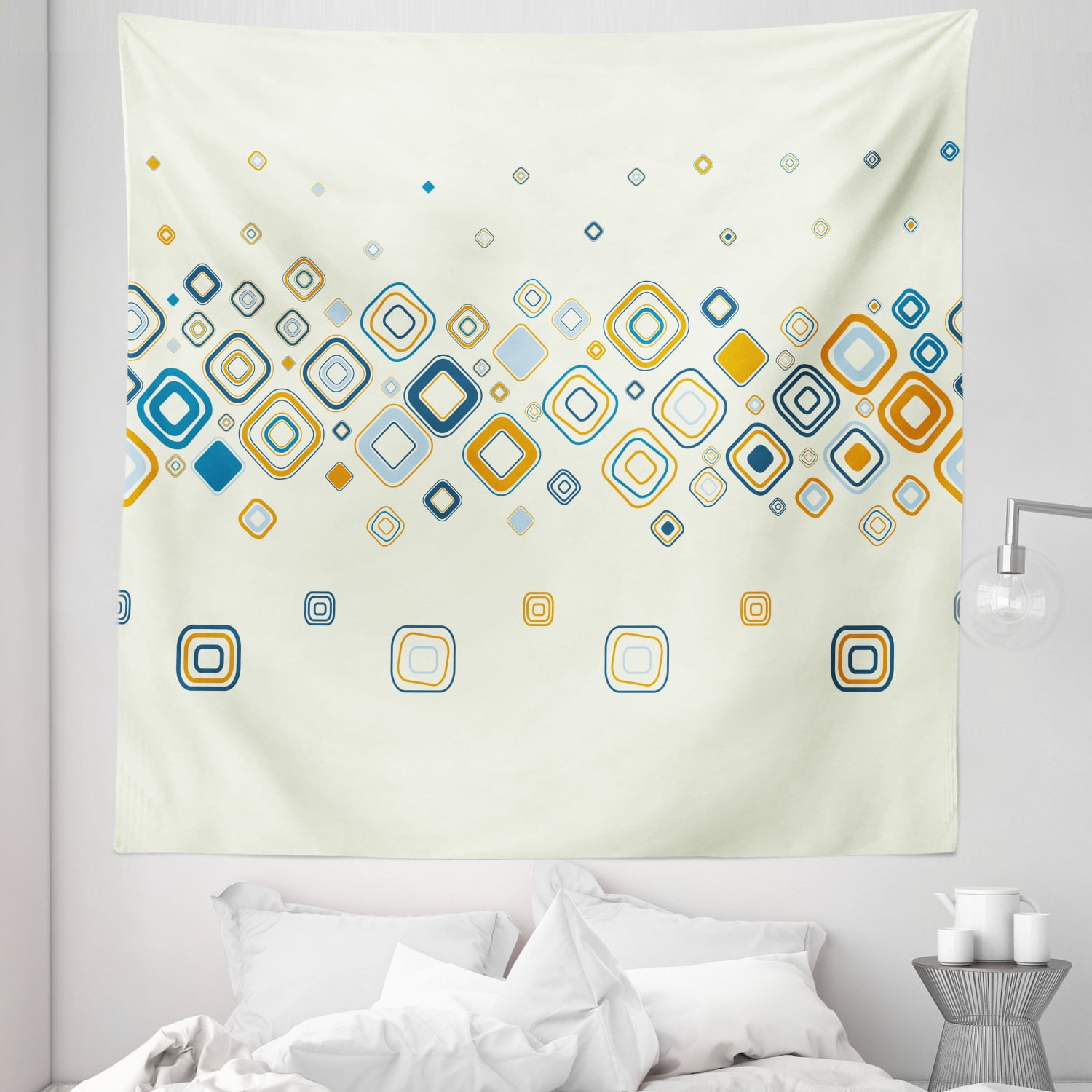 Modern Tapestry, Vector Illustration of Repeating Geometric Shapes ...