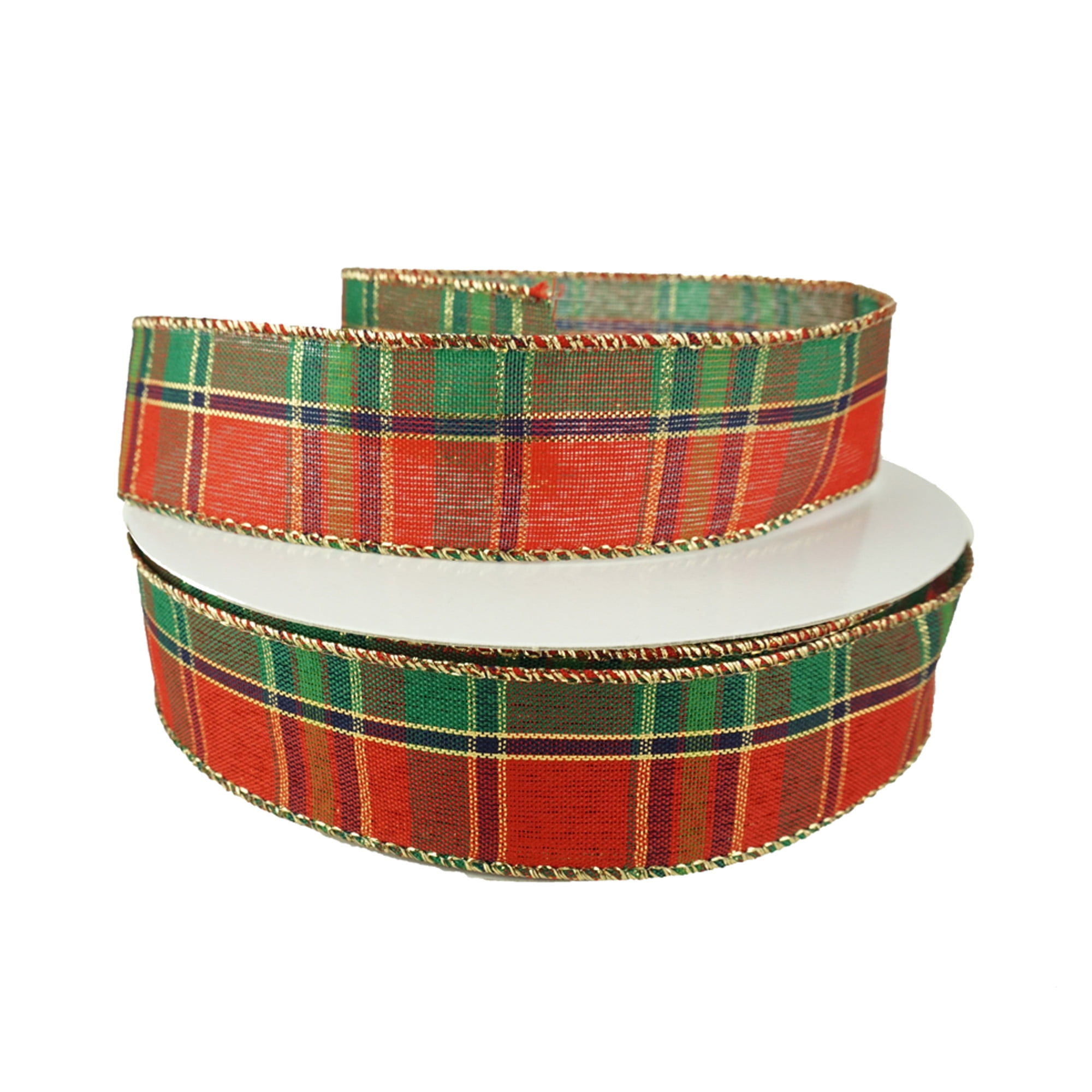 Modern Tartan Plaid Wired Ribbon, 1-1/2-Inch, 50-Yard - Walmart.com