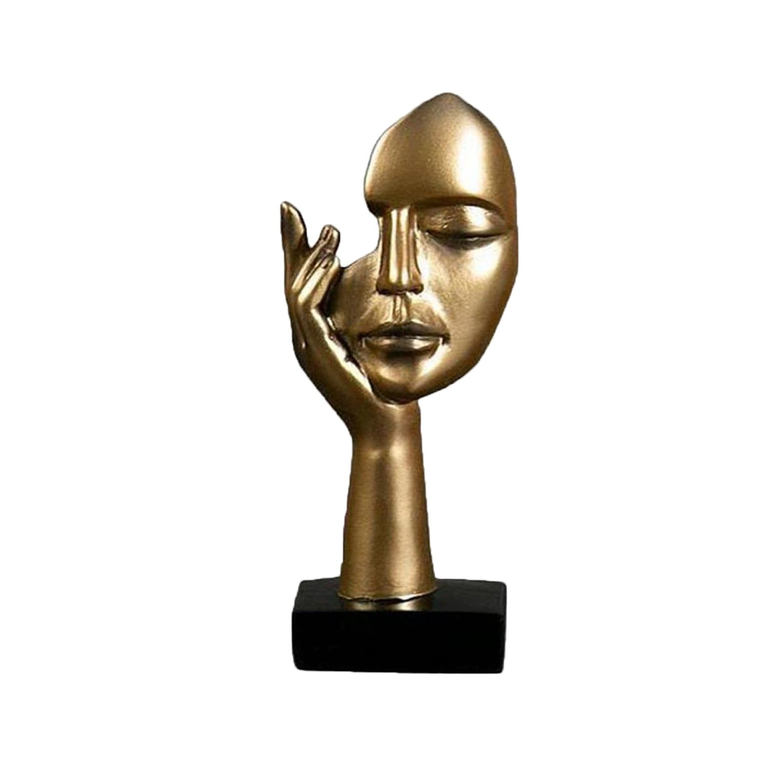 Modern Thinker Sculpture Desktop Ornament Minimalist Bookshelf Statue ...