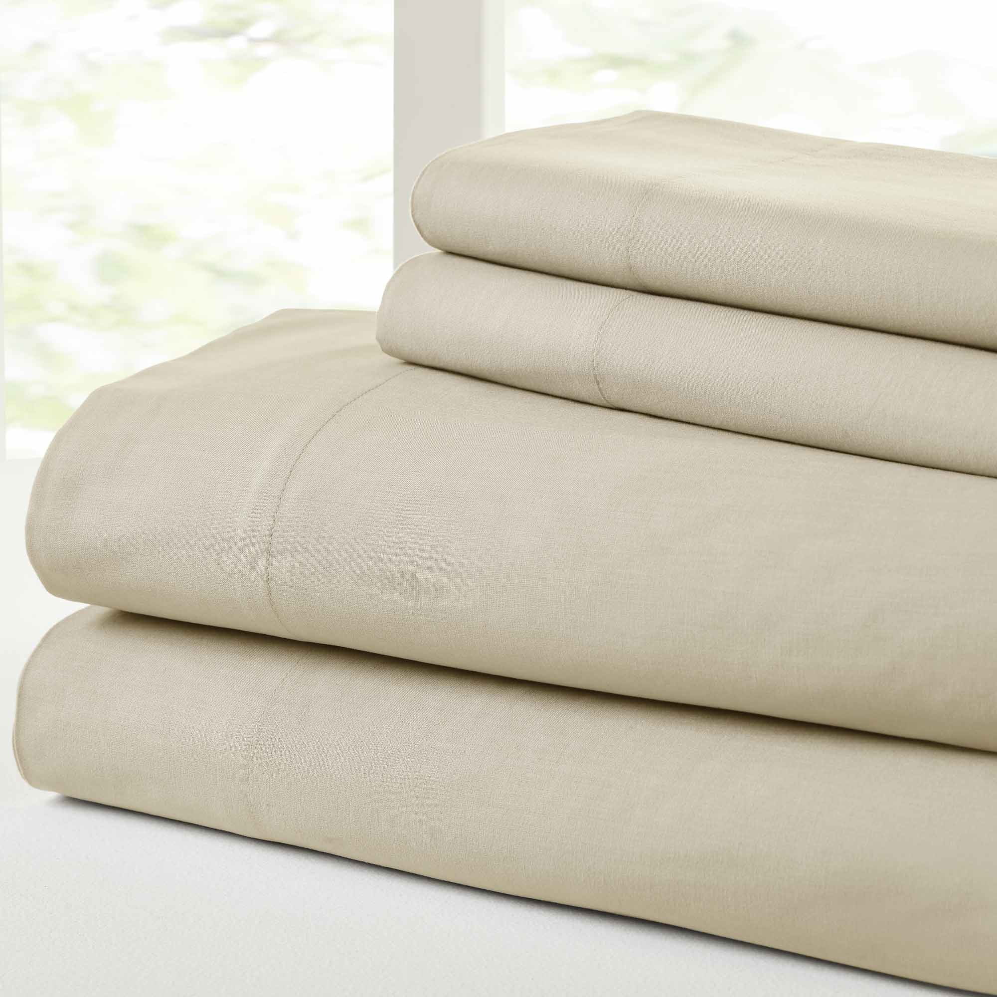 Modern Threads Aircloud Vintage Washed 100% Combed Cotton Adult Sheet ...