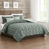 Modern Threads Sampson 5-Piece Jacquard Comforter Set, King - Walmart.com