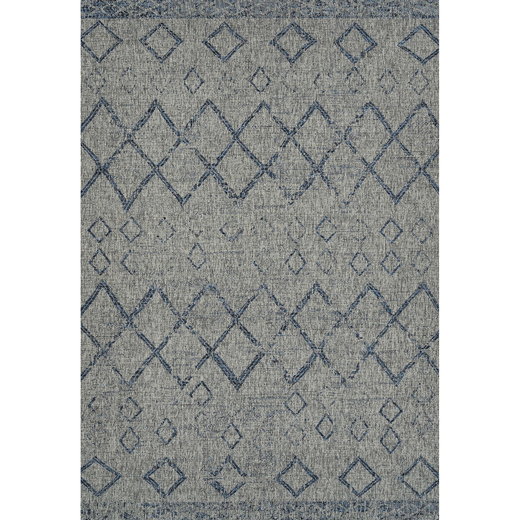 Modern Transitional Area Rug, 5'3" X 7'6" Rectangle, Grey Polypropylene ...