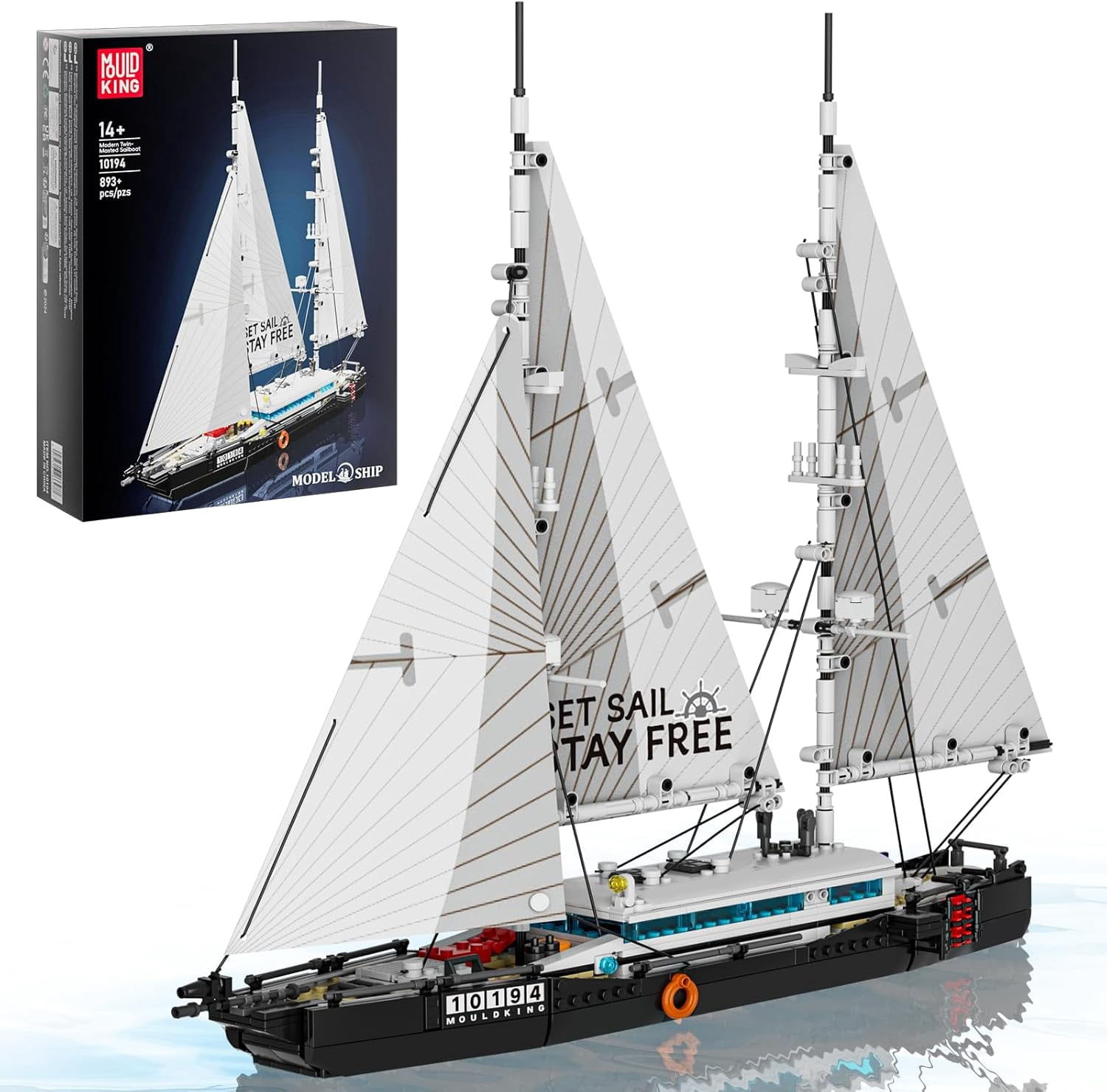 Modern Twin-Masted Sailboat Building Kits, Ocean Explorer Boat Model ...