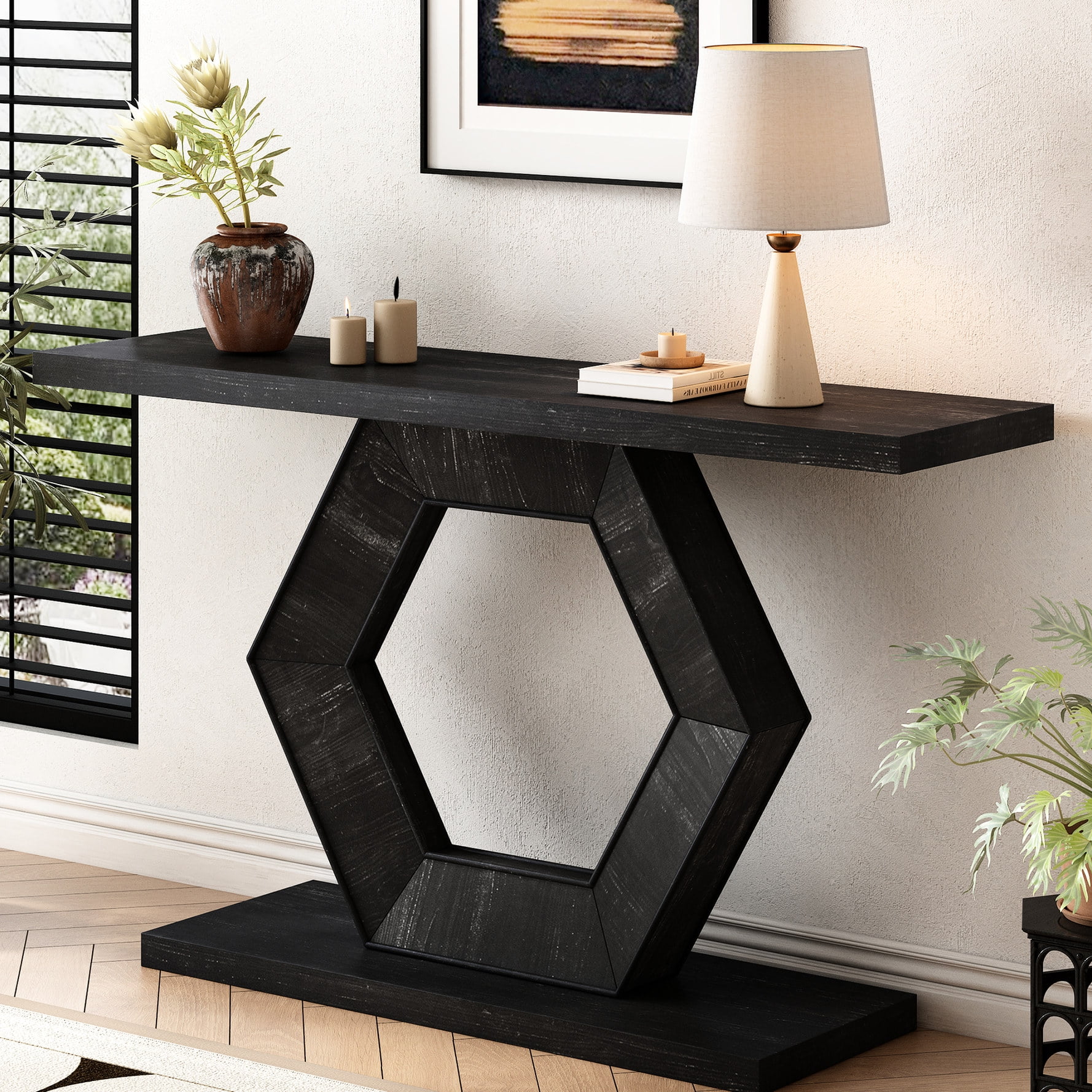 Modern U-Style - Innovative Hollow Hexagon Legs for Stability - Hallway ...