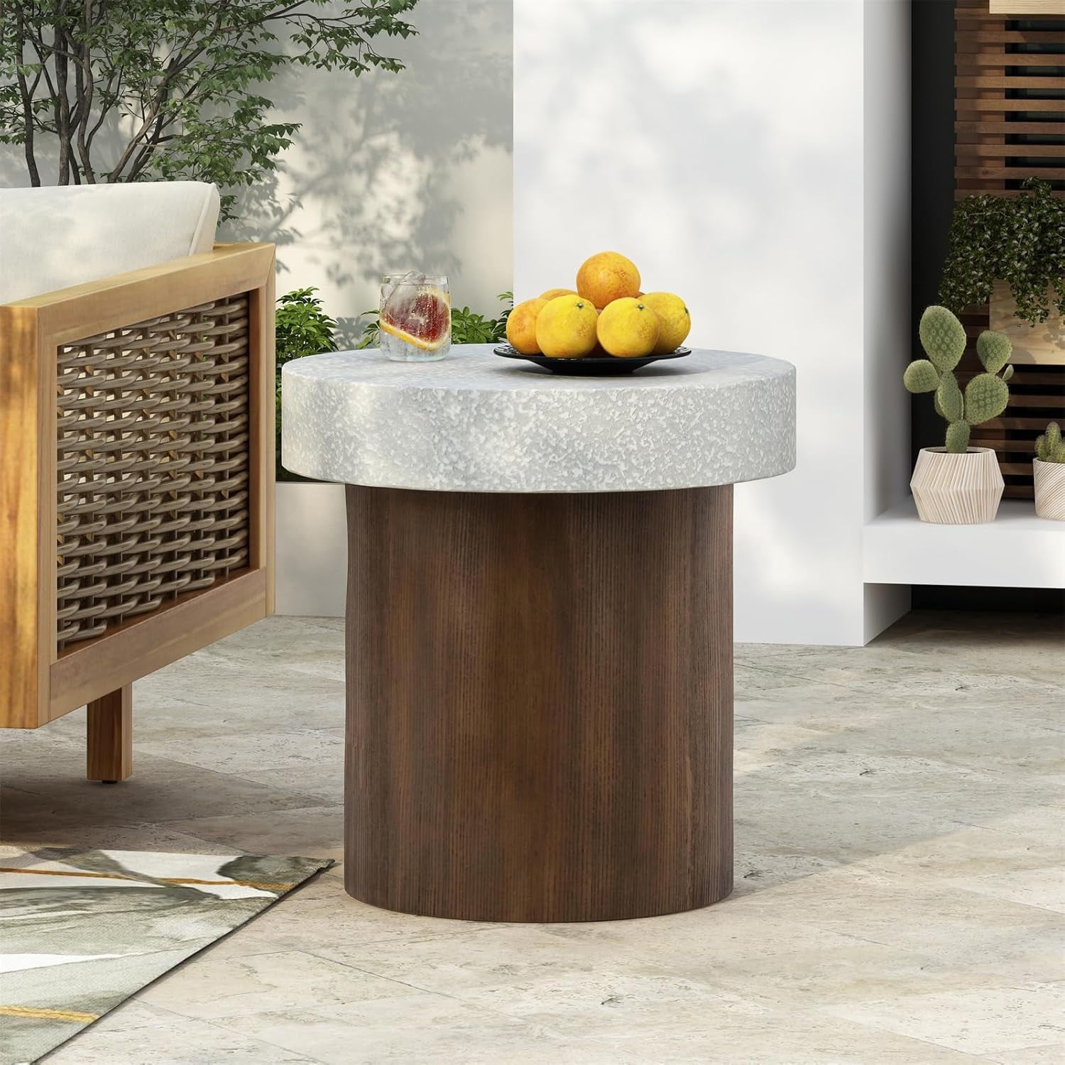 Modern Unique Design Side Table Indoor Outdoor Accent Table ...
