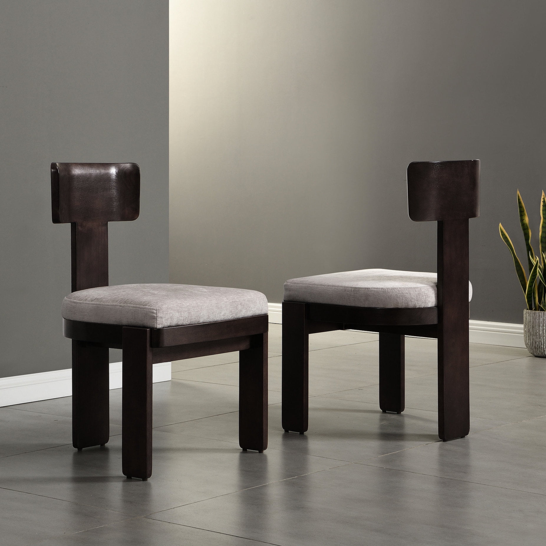 Modern Upholstered Chairs in Set of 2 | Ideal for Relaxing and Working ...