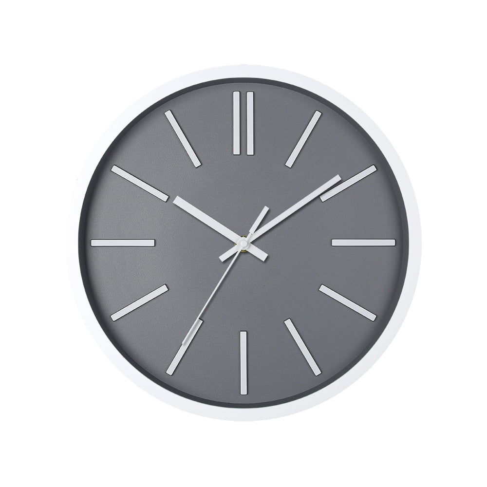 Modern Wall Clock,Round Bright Colorful 3D Wall Clocks,Easy to Read ...