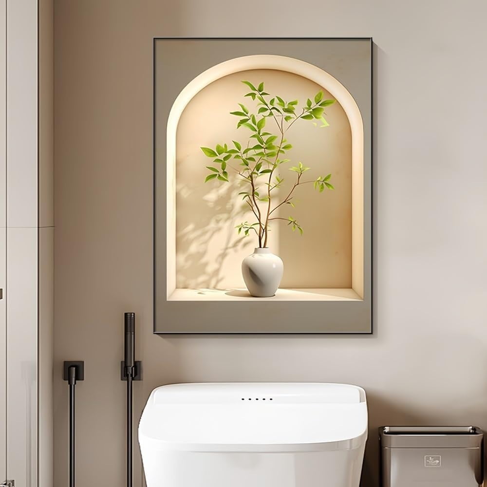 Modern Wall Decoration, Ornamental Corridor Mural, Creative Landscape ...