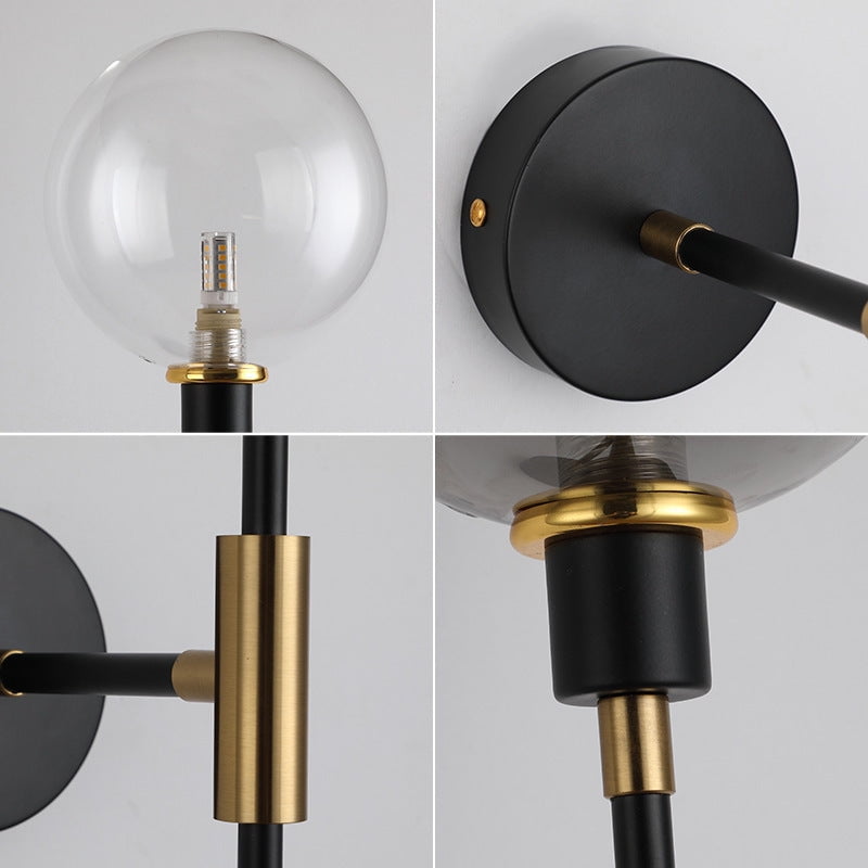 Modern Wall Lamp Nordic Aisle Corridor Lighting Magic Bean Glass Wall ...