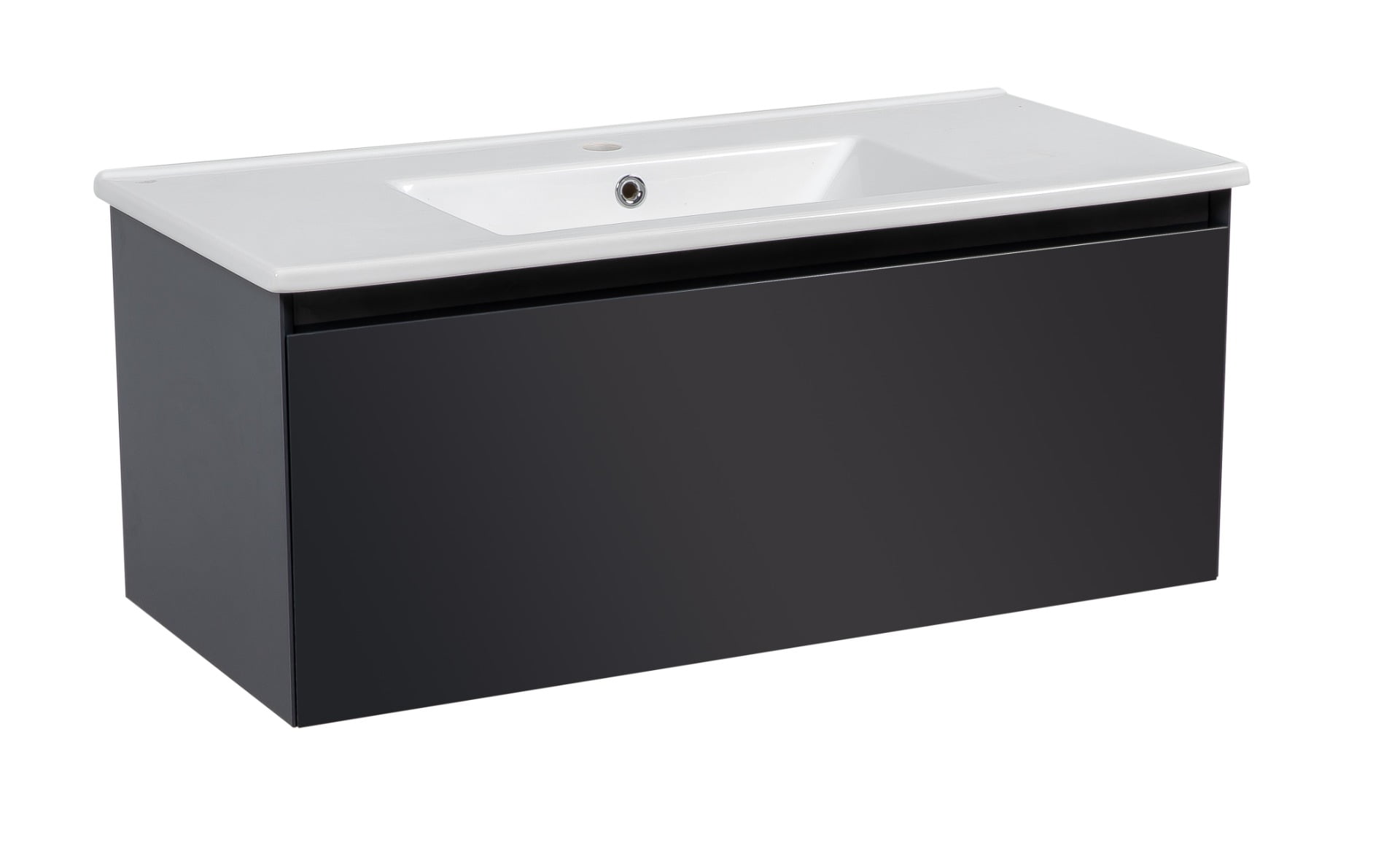 Modern Wall-Mounted Bathroom Vanity with Washbasin | Magic Antracit ...
