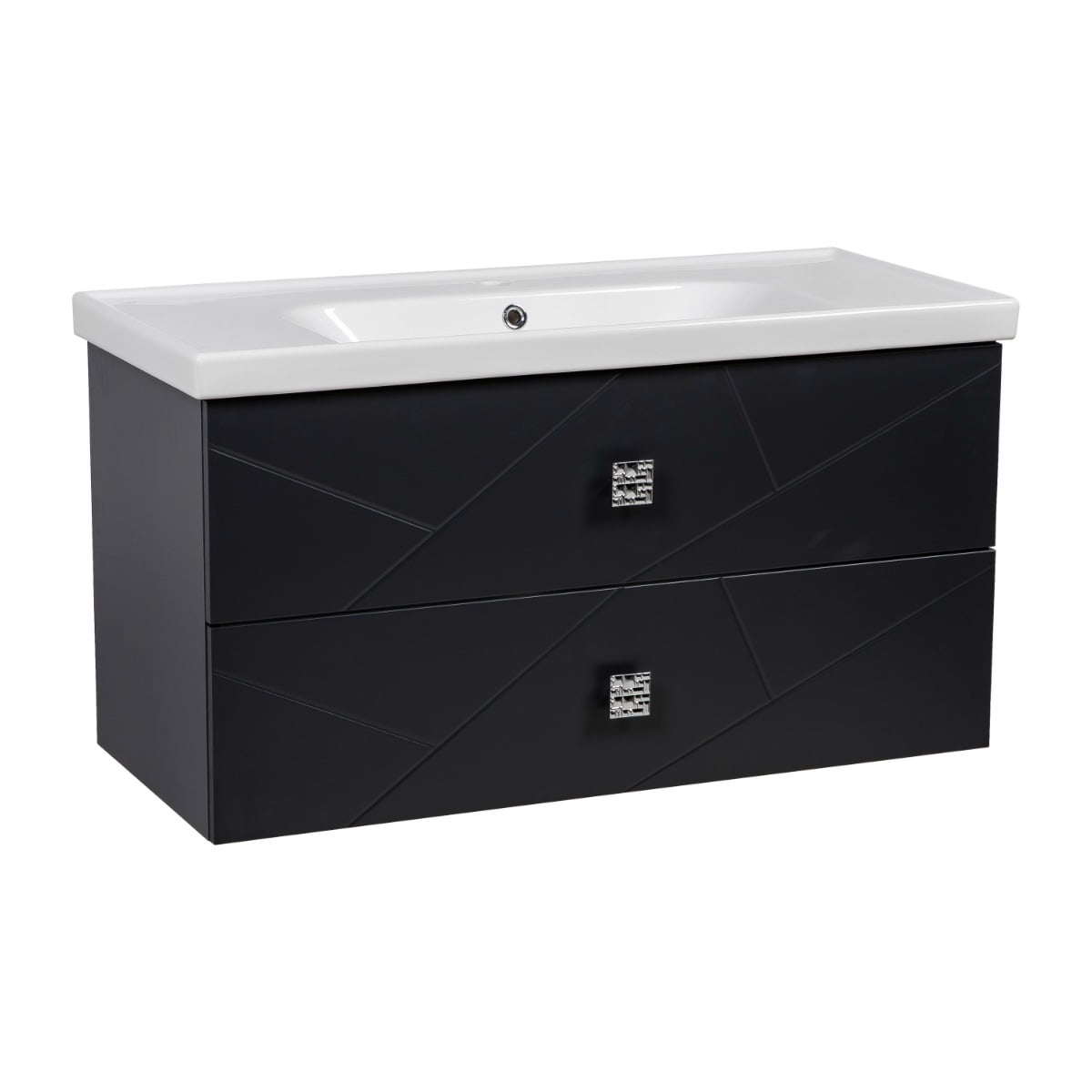 Modern Wall-Mounted Bathroom Vanity with Washbasin | Picasso Antricite ...