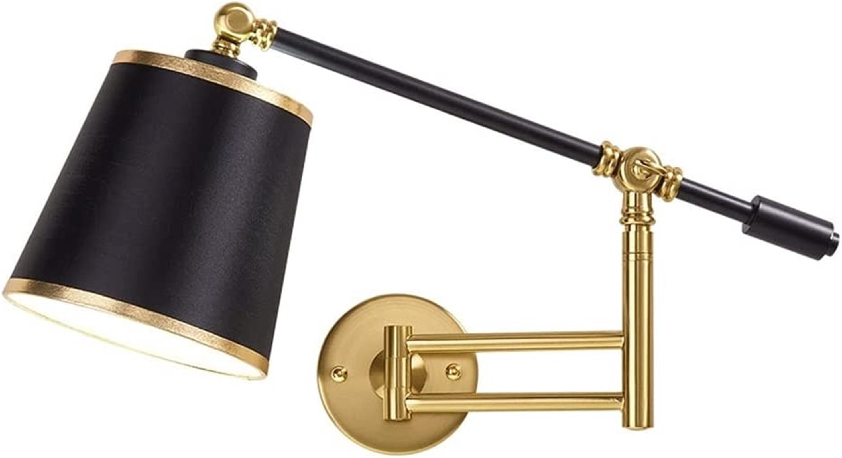 Modern Wall Sconce, Adjustable Swing Arm Wall Lamp for Bedroom, Bedside ...