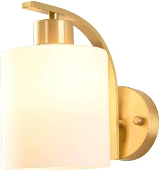 Modern Wall Sconce Glass Wall Light Shade Wall Lamp, E27 Wall-Mounted ...