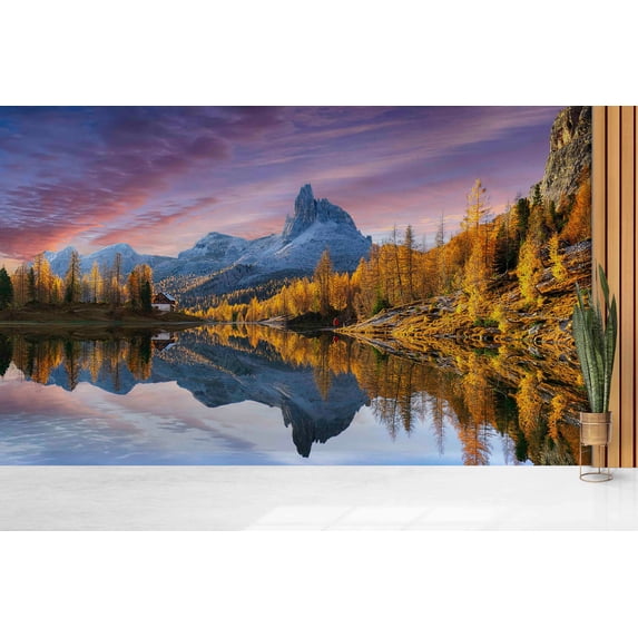 Modern Wallpaper, Autumn Wall Mural, Custom Wallpaper, View Wall Art ...