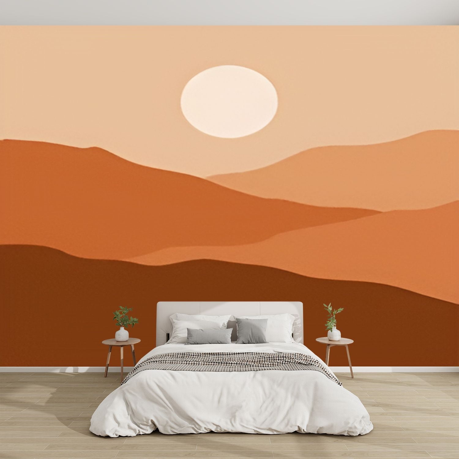 Modern Wallpaper Murals 3D Abstract contemporary aesthetic desert ...